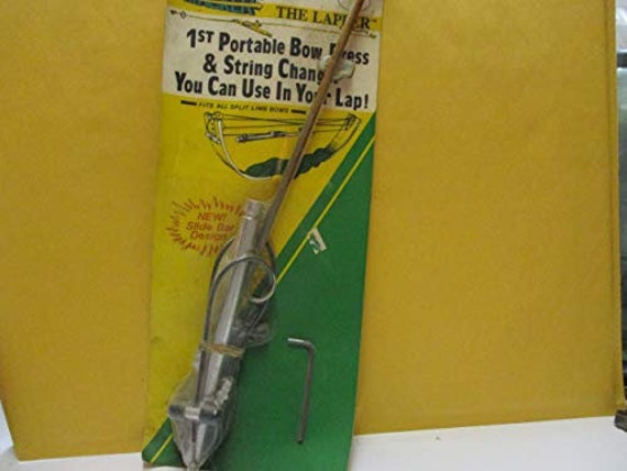 Vintage game tracker portable compound bow press & st… - Gem