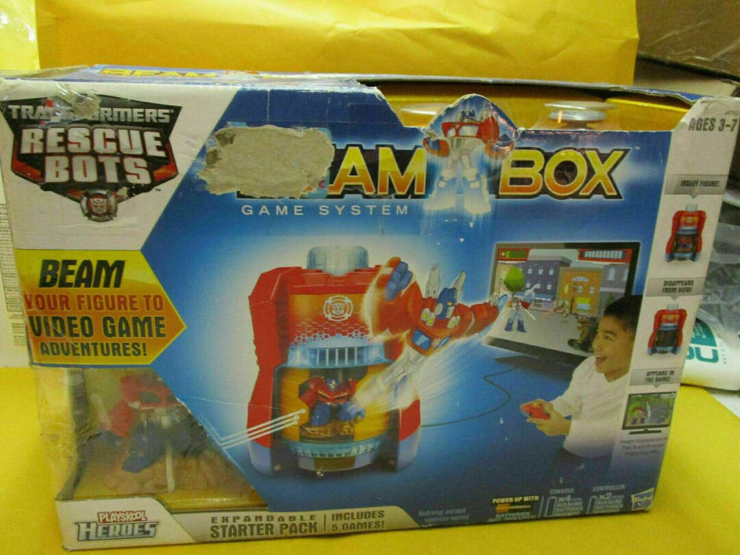 Vintage Transformers Resue Bots Beam Box Game System Video Game Starter ...