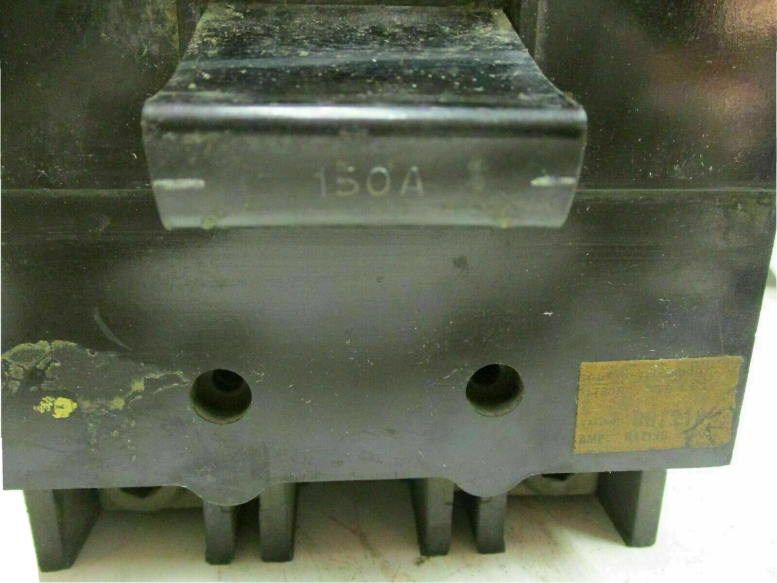 Vintage Square D 150 Amp Commercial 997218 Circuit Breaker Ml3 600 Volt ...