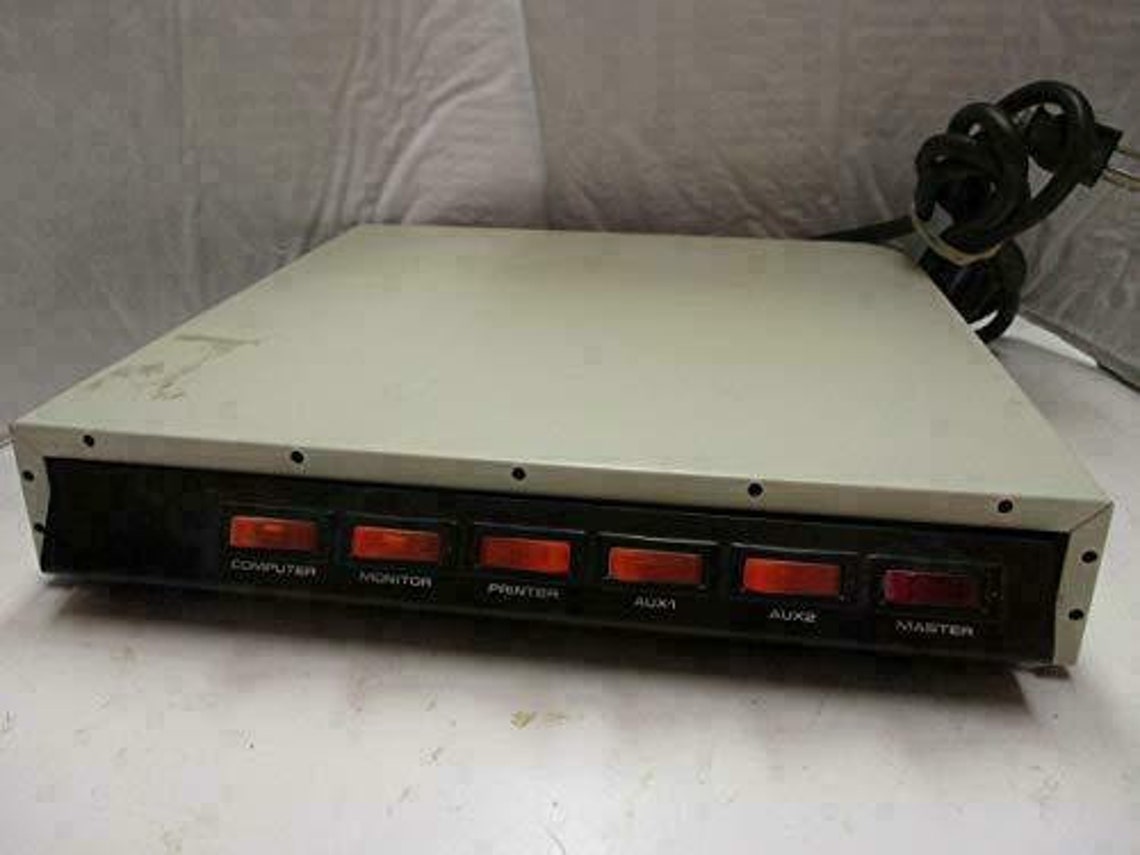 Vintage Heavy Duty Power Surge Protector for Computer | Etsy