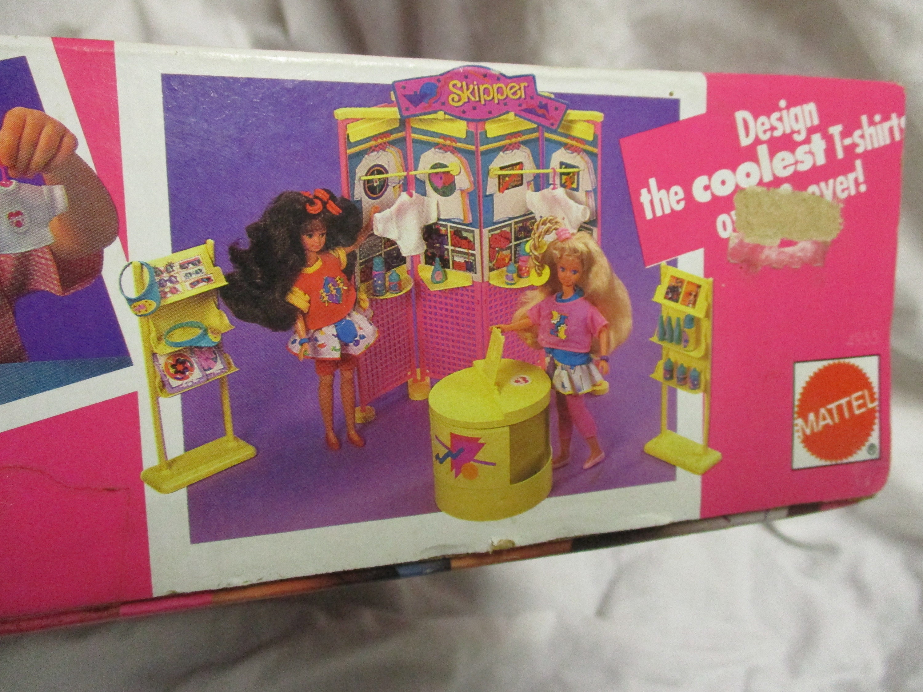Vintage 1989 Mattel Inc. Barbie Collection Cool Tops Skipper T-shirt ...