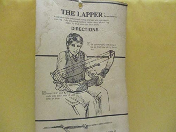 Vintage game tracker portable compound bow press & st… - Gem