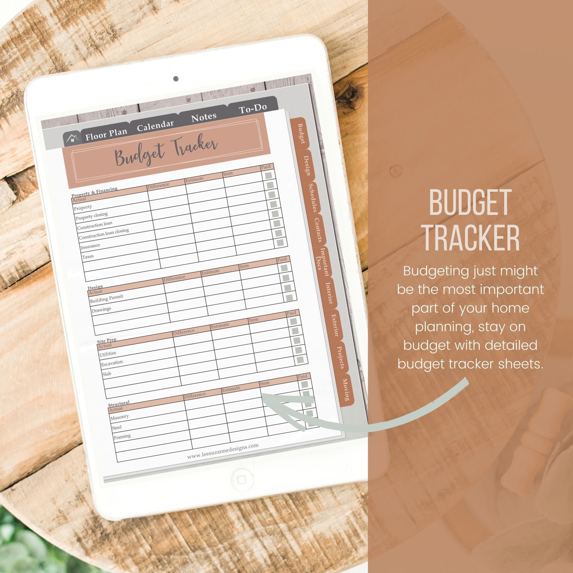 Digital Custom Home Planner for Goodnotes and Notability on - Etsy