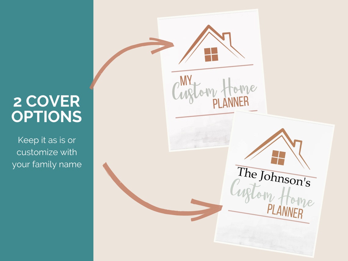 Custom Home Planner | Printable Home Building Binder | Home Build Guide ...