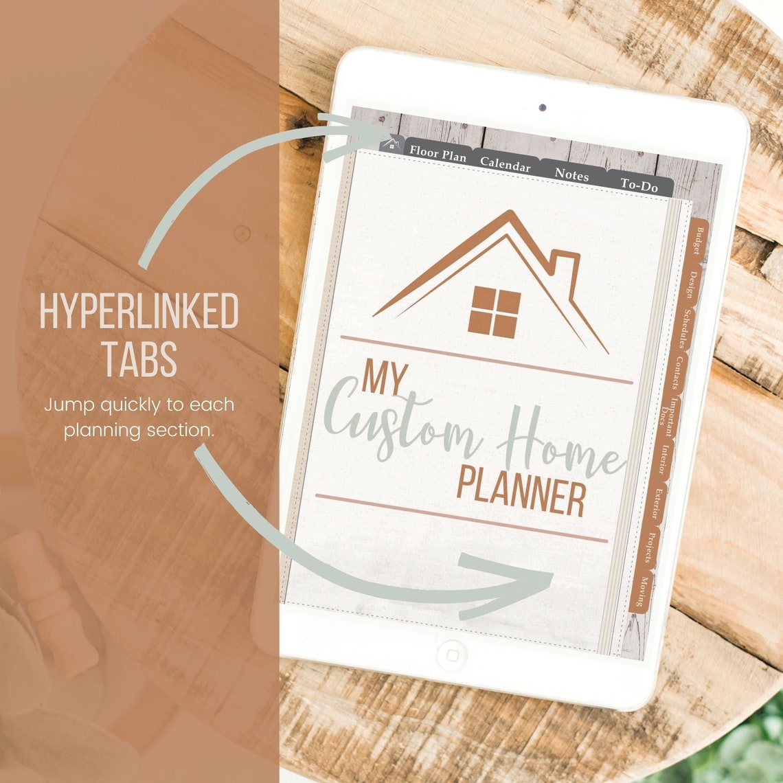 Digital Custom Home Planner for Goodnotes and Notability on - Etsy