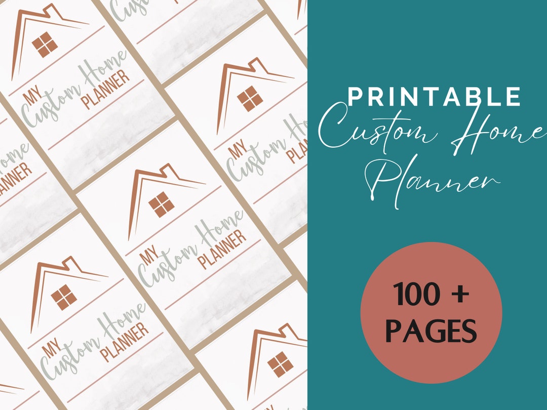 Custom Home Planner | Printable Home Building Binder | Home Build Guide ...