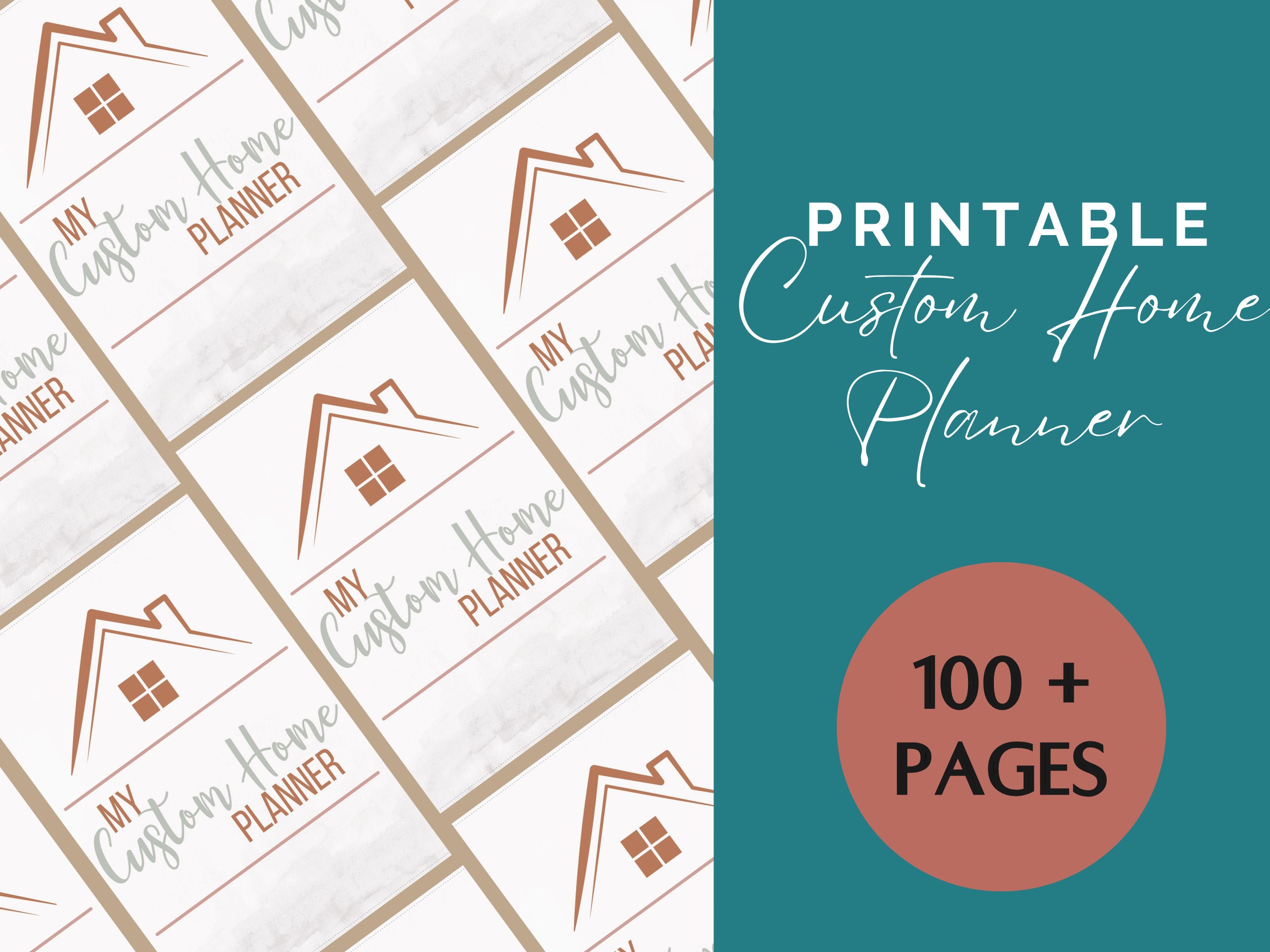 Custom Home Planner | Printable Home Building Binder | Home Build Guide ...