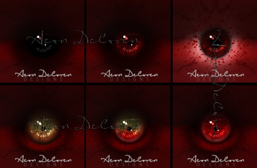 Ghoulish IMVU Eye Texture Pack - Etsy