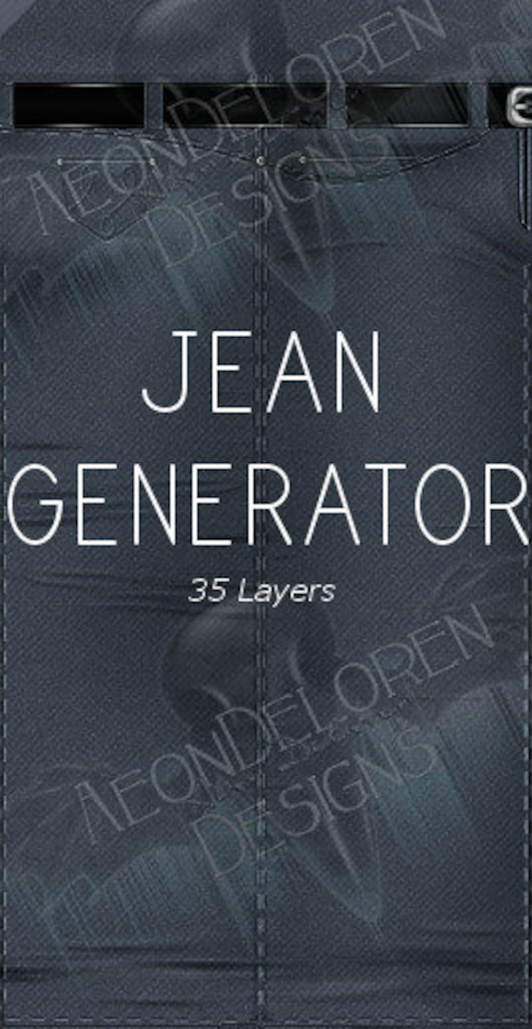 SAL Jeans Generator IMVU Clothing Textures - Etsy