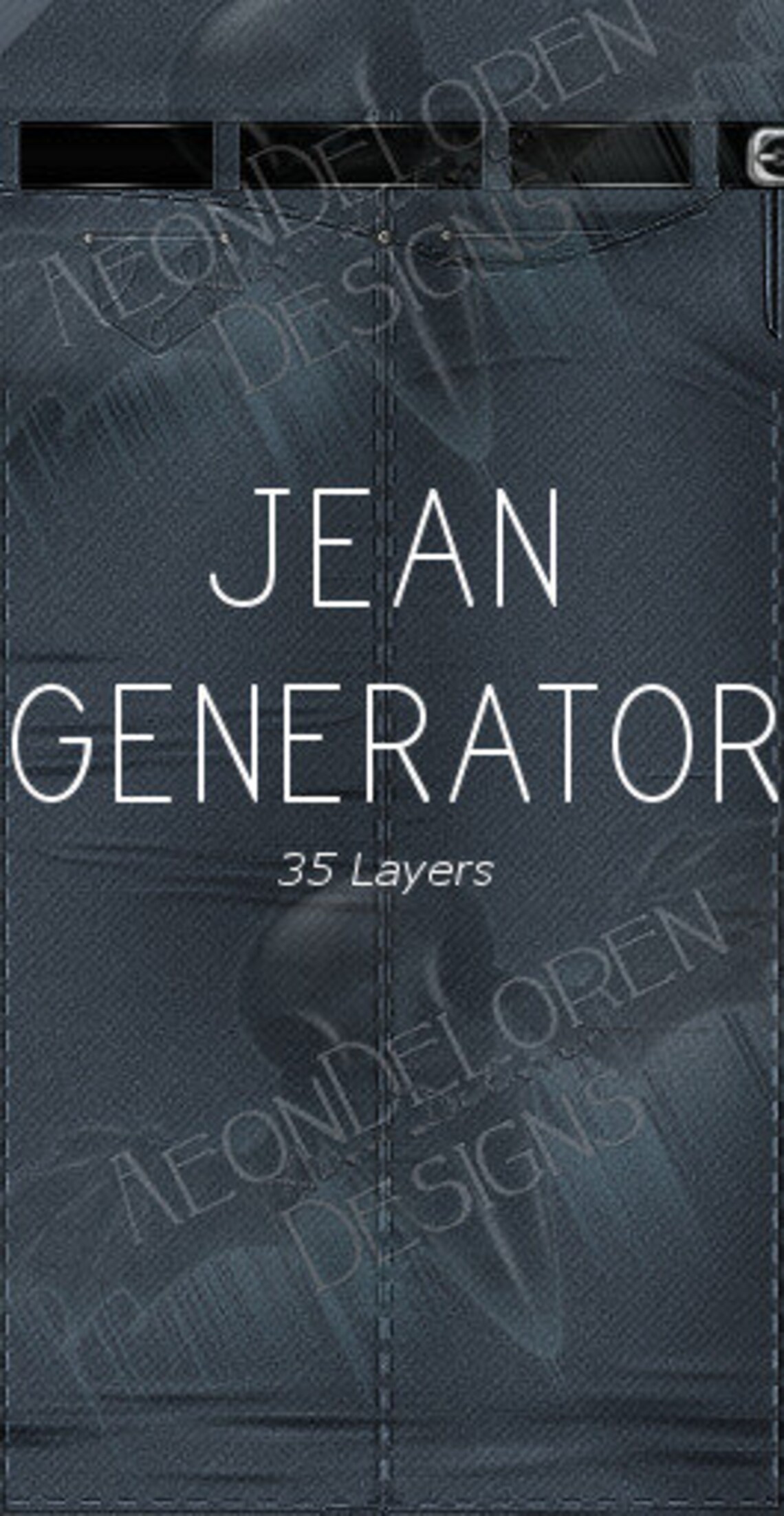 SAL Jeans Generator IMVU Clothing Textures - Etsy
