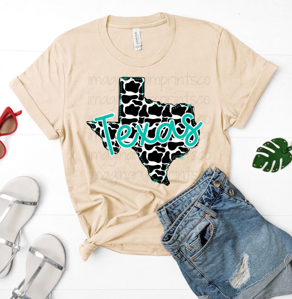 Texas Cow Print Sublimation Png Sublimation Design Digital Design ...