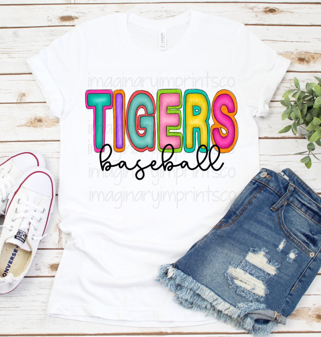 Tigers Baseball Png Sublimation Design Digital Design - Etsy