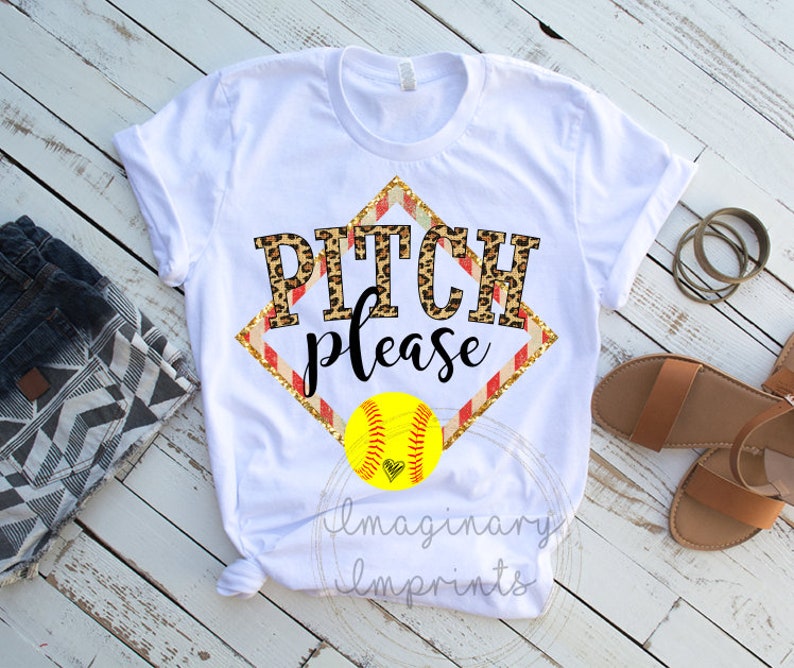 Pitch Please softball png Sublimation design Digital | Etsy