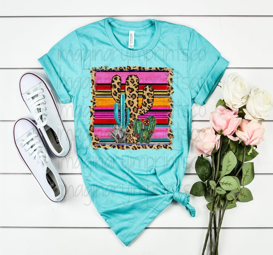 Serape Cactus Sublimation Design - Sublimation Design - Sublimation ...