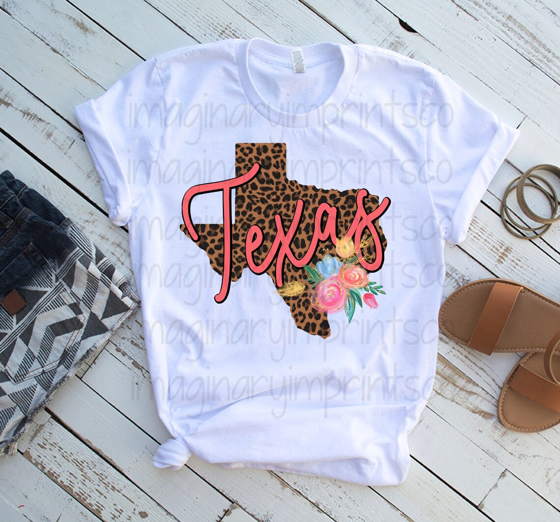 Leopard Texas Sublimation Png Sublimation Design Digital - Etsy
