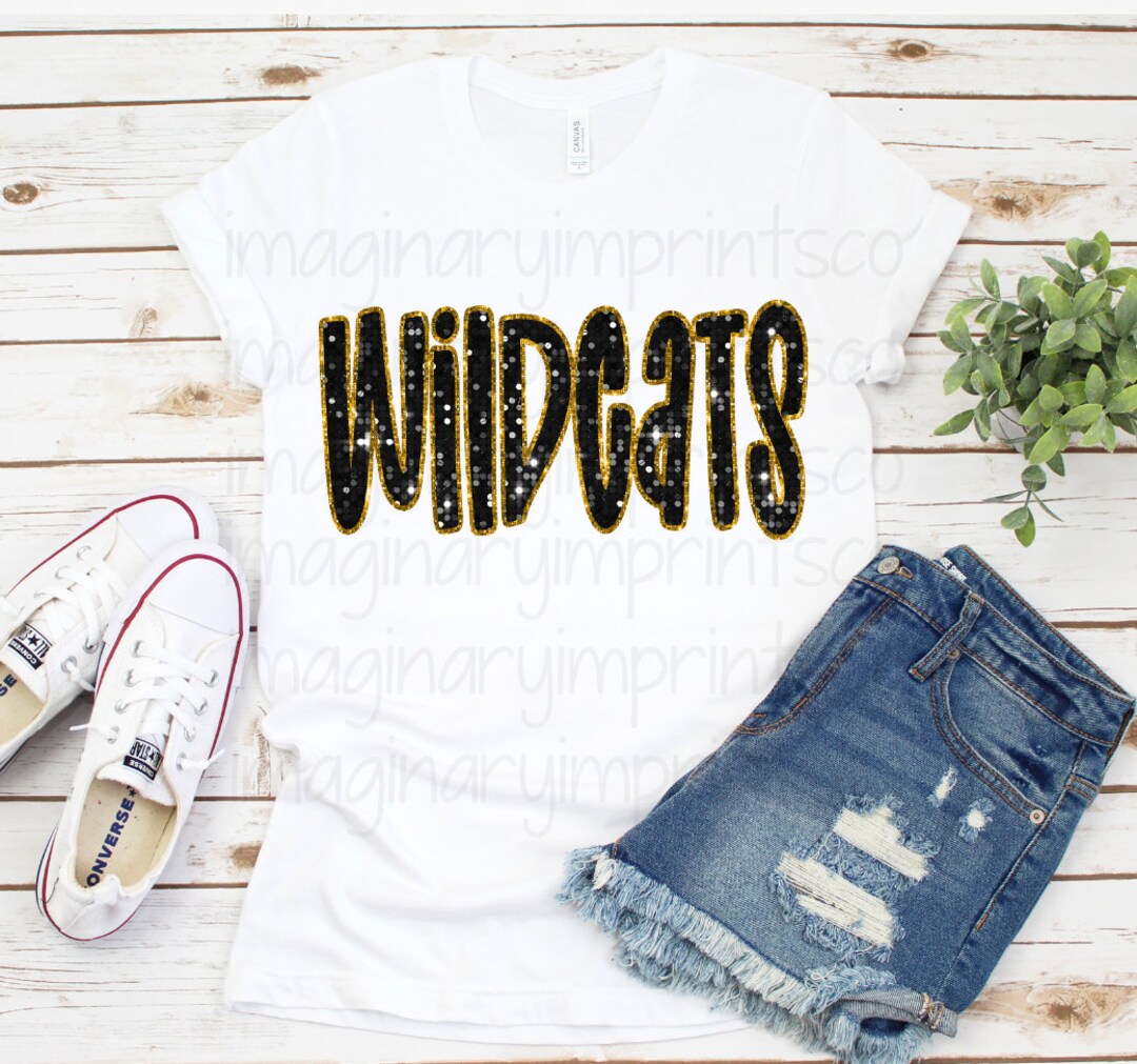 Wildcats Sequin Png Sublimation Design Digital Design Sublimation Sublimation Png Wildcats ...