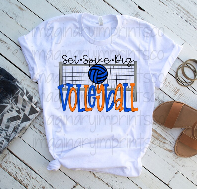 Volleyball Set Spike Dig Png Sublimation Design Digital - Etsy
