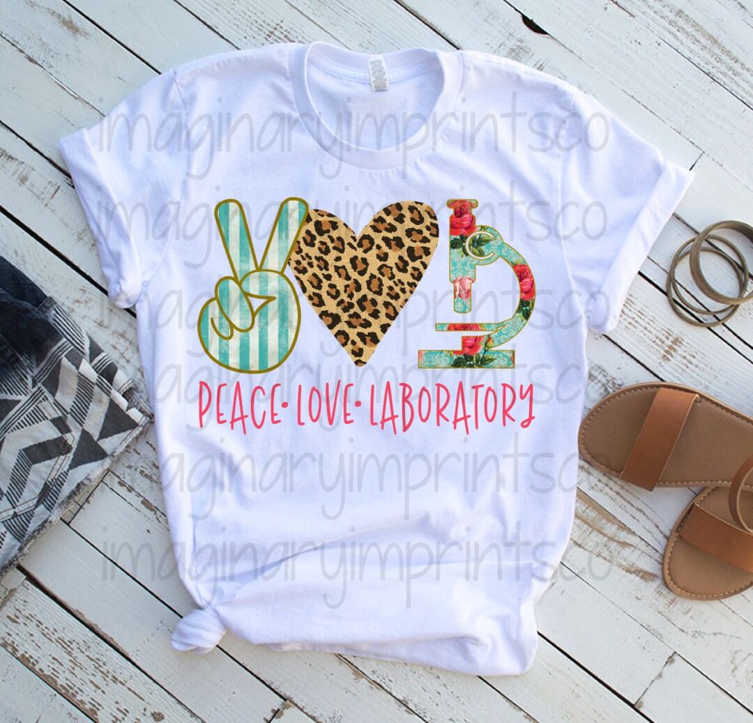 Peace Love Laboratory Png - Sublimation Design Download - Digital ...