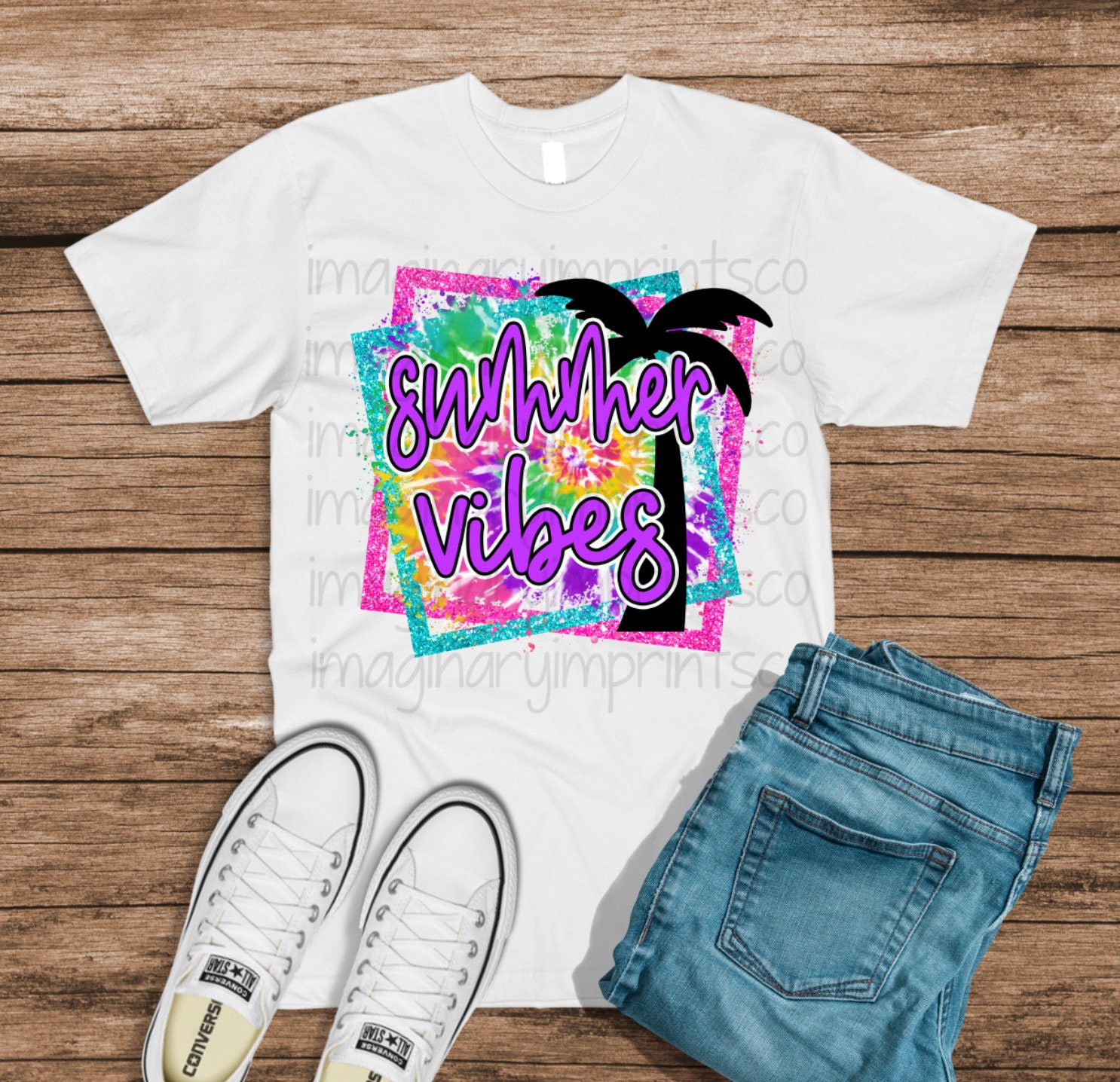 Summer Vibes sublimation design Sublimation design | Etsy
