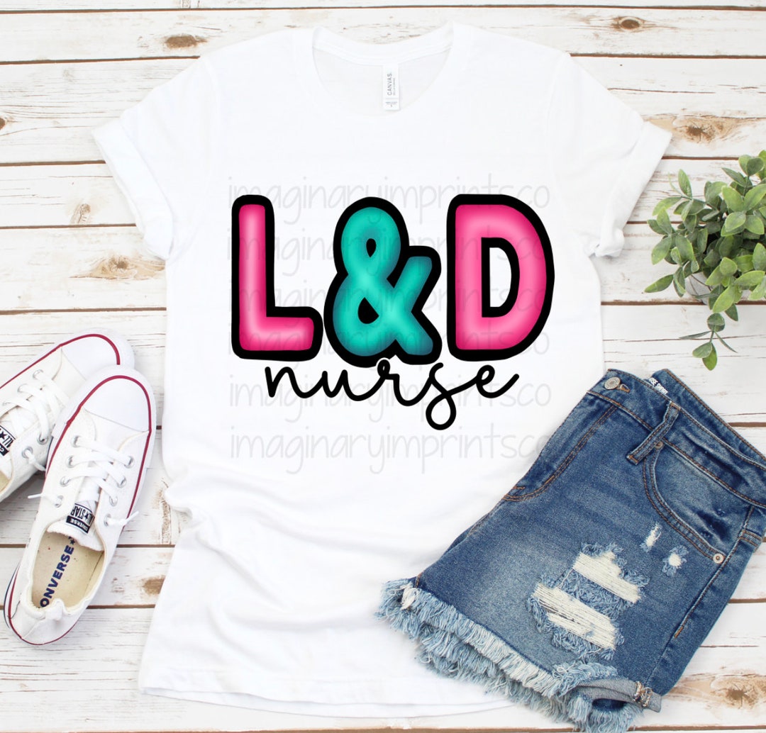 L&D Nurse Png Sublimation Png Sublimation Design Download Digital ...