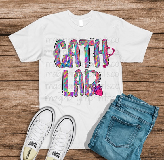 Cath Lab Tie Dye Png Sublimation Design Download Digital - Etsy