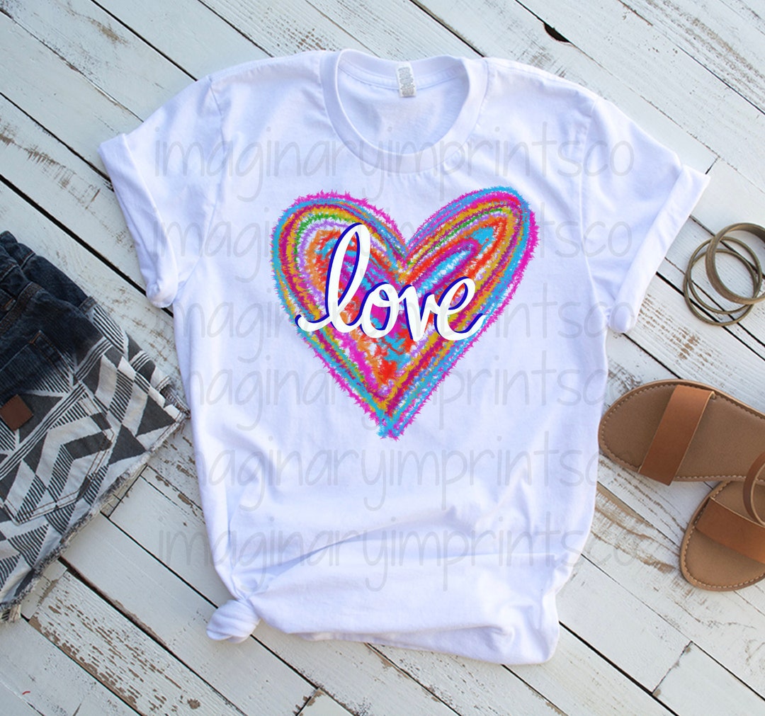 Love Heart Valentine's Day Png - Sublimation Design - Digital Design ...