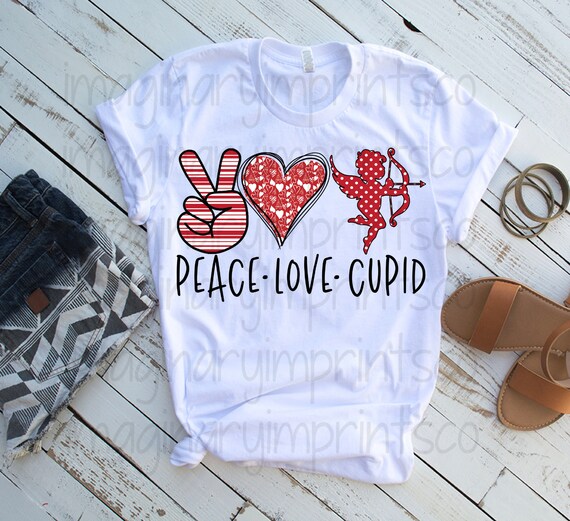 Peace Love Cupid Png Sublimation Design Digital Design - Etsy