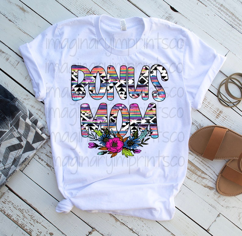Bonus Mom Png - Sublimation Design - Digital Design - Sublimation - DTG ...
