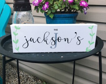 Custom name canvas | Etsy