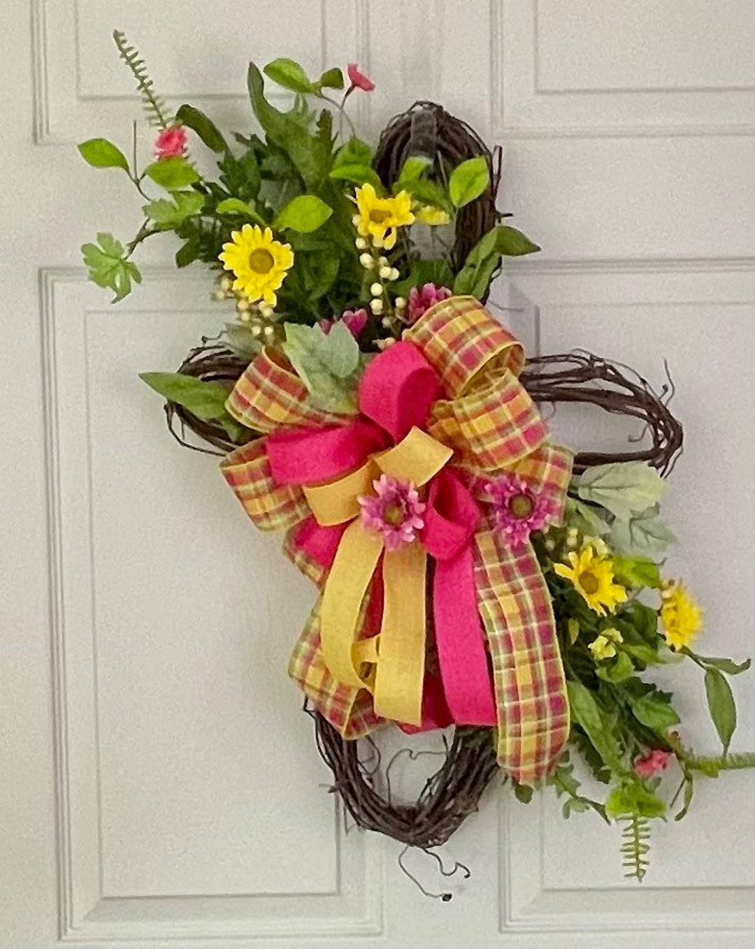 Looped Grapevine Cross, Everyday, Spring Summer All Seasons, Easter ...