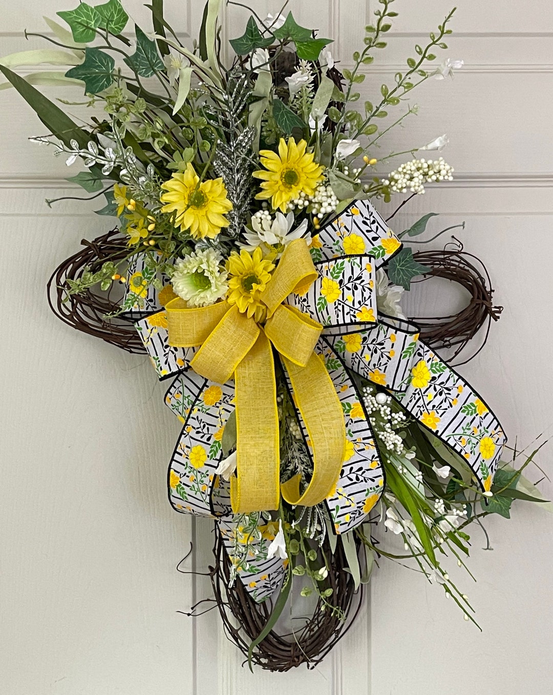 Looped Grapevine Cross - Etsy