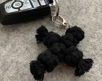 Cross Rope Keychain - Etsy