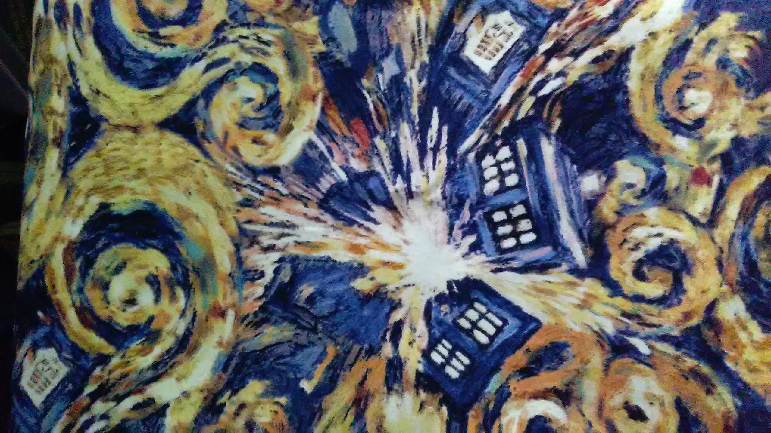 Doctor Who Scrunchies/ Starry Night Tardis Explosion/ Tardis - Etsy