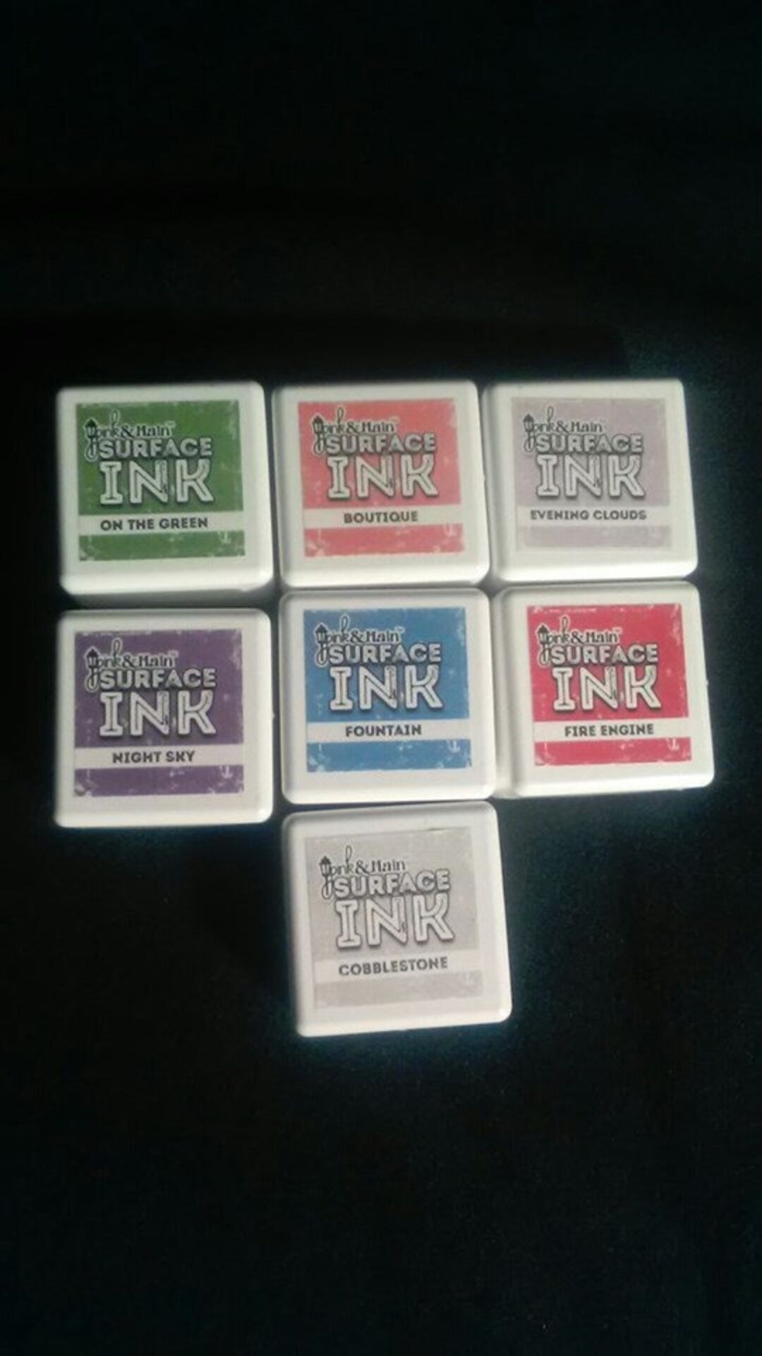 Pink & Main 1x1 Surface Ink Pad- 7 Colors - Etsy