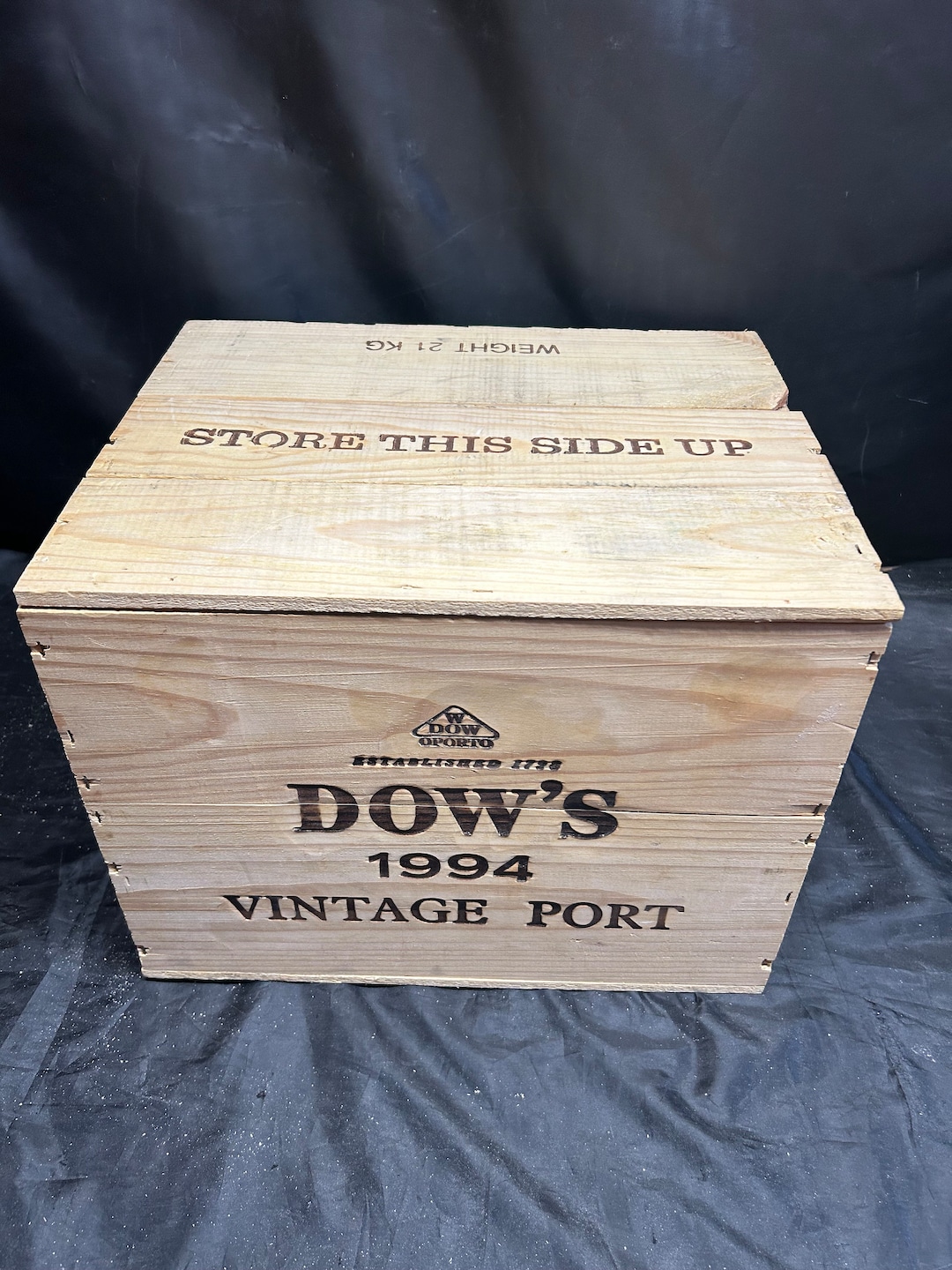 Dow Vintage Port Wood Box - Etsy