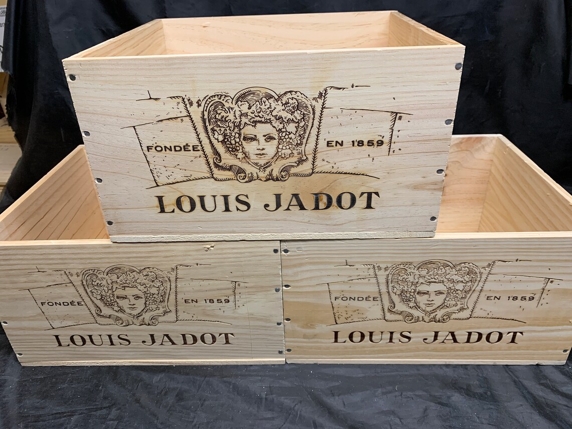 Louis Jadot Wood Wine Boxes 3 for 1 Price - Etsy