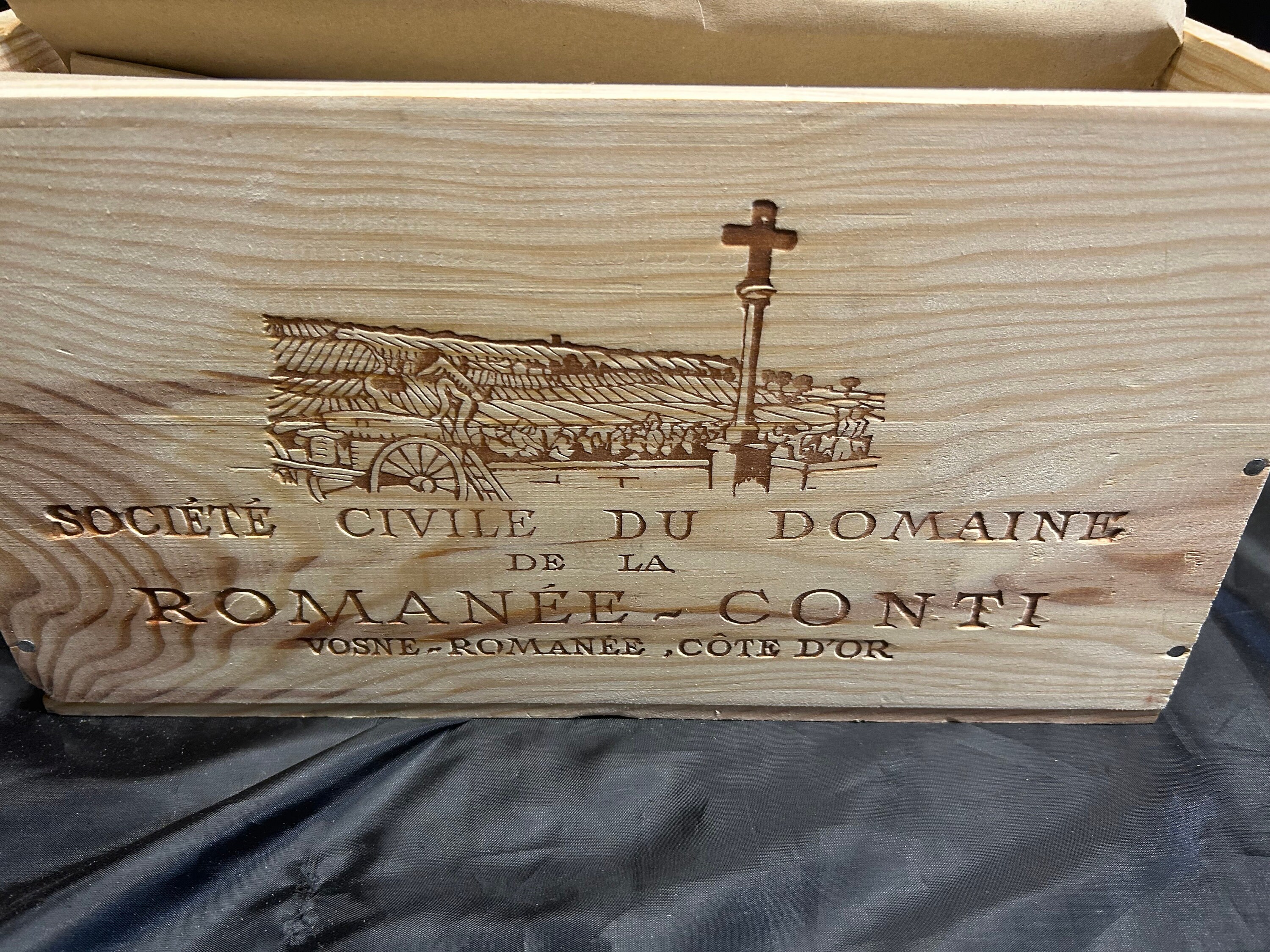 Romanee Conti Wood Wine Box Echezeaux 2009
