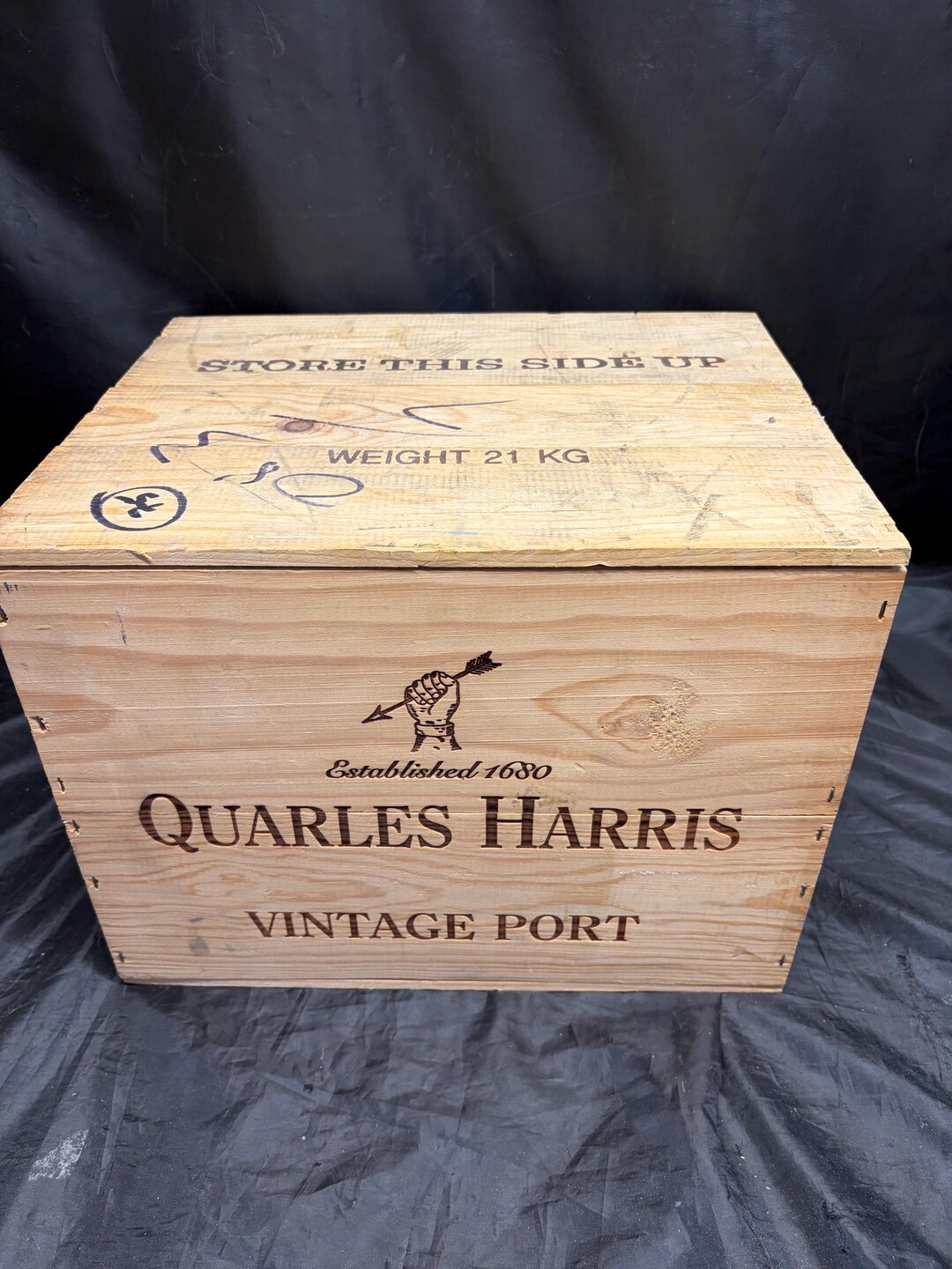Vintage Port Box From Quarles Harris 1985 - Etsy