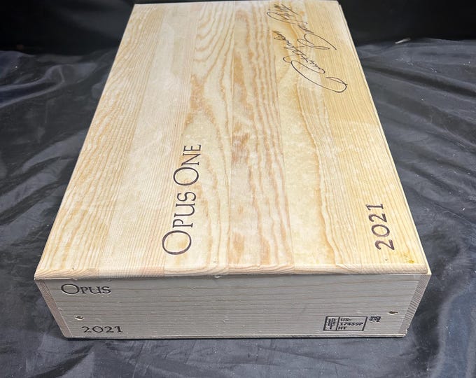 Opus One Wood Wine Box 2021 - Etsy