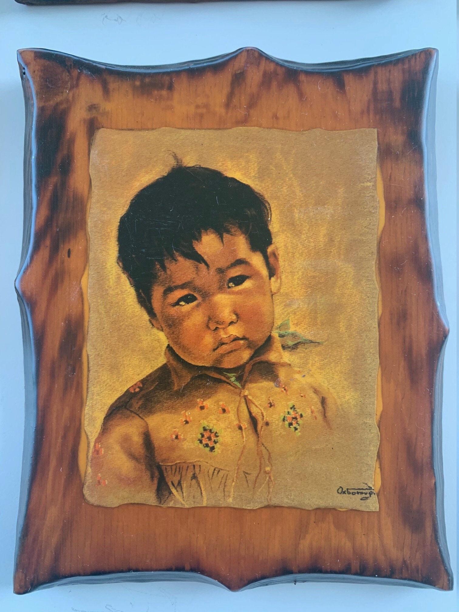 Wood Art Featuring Images of Indigenous Children - Etsy