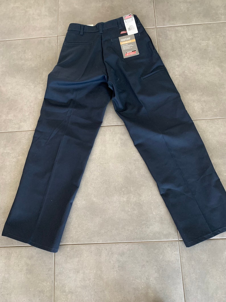 Navy Wide Leg Dickies Work Pants - Etsy