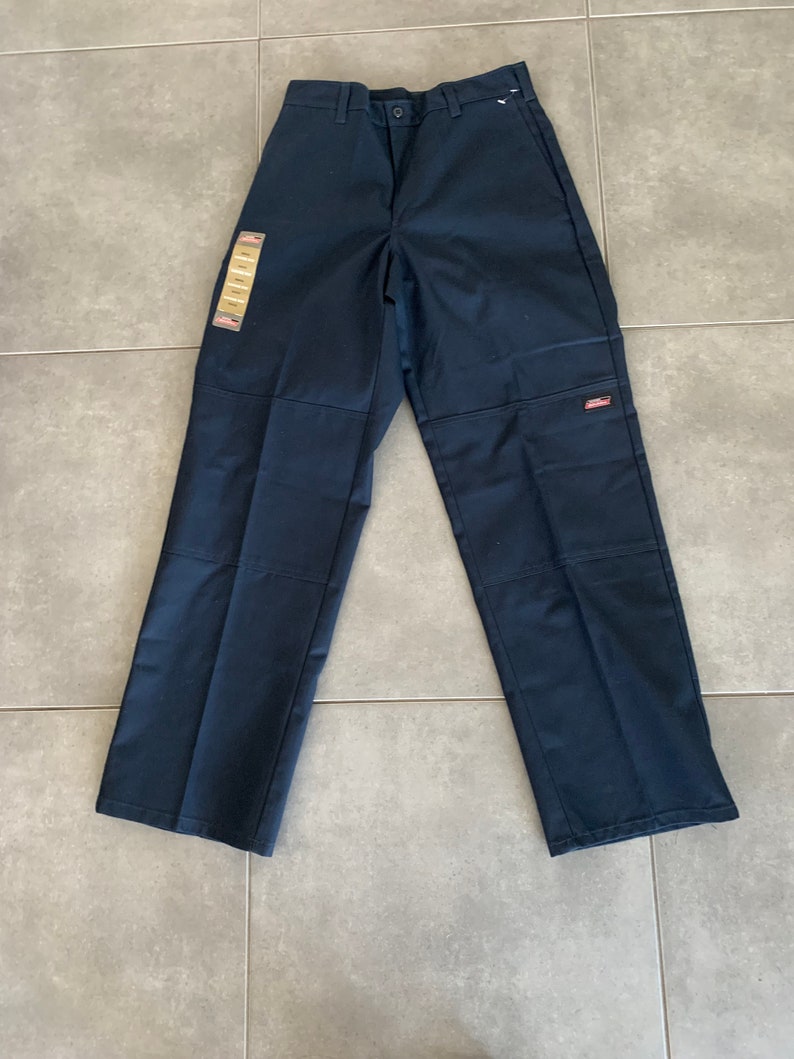 Navy Wide Leg Dickies Work Pants - Etsy