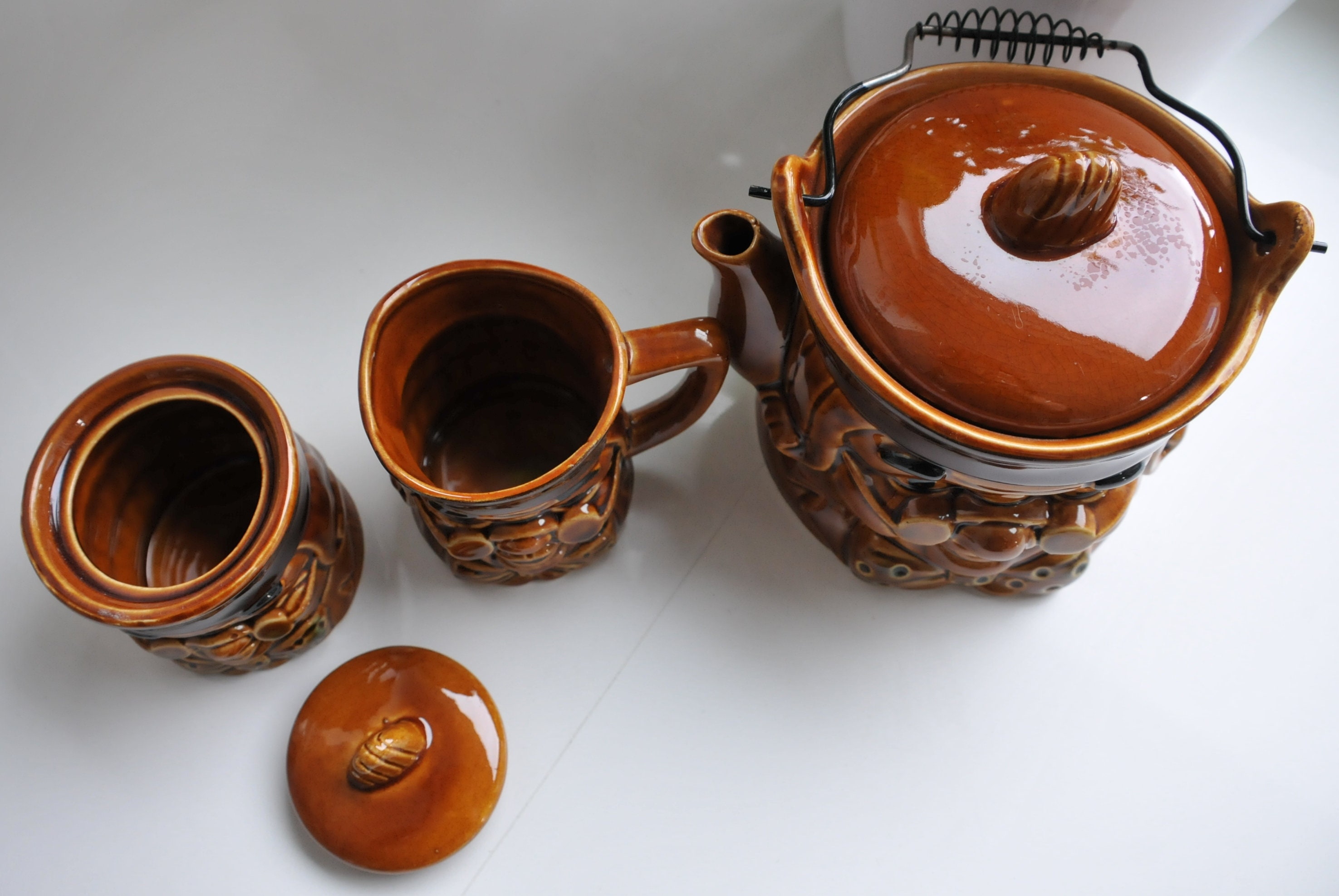 Retro Kitsch Tea Set Ben Franklin - Etsy Israel