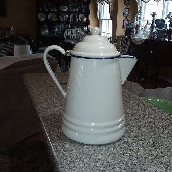 Enamel Coffee Pot - Etsy