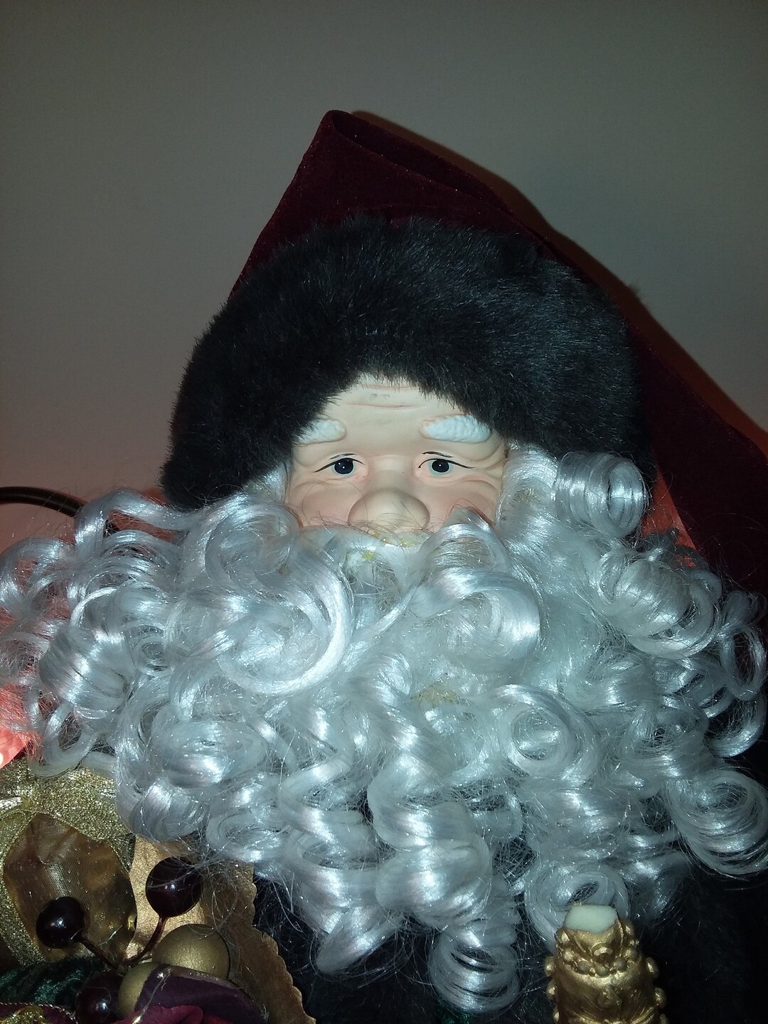 Huge 25", Santa Clause Christmas Tree Topper,huge Santa Tree Topper ...