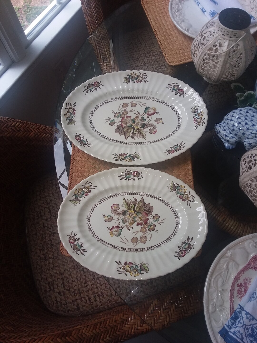 2 Platters for One Price,wade Meadow,made in England - Etsy