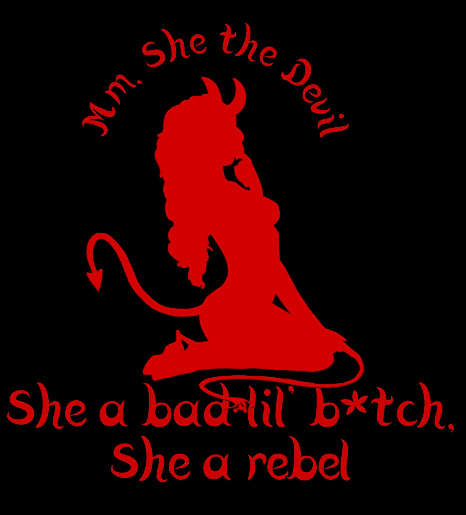 Shes a Devil Car Decal Sticker - Etsy