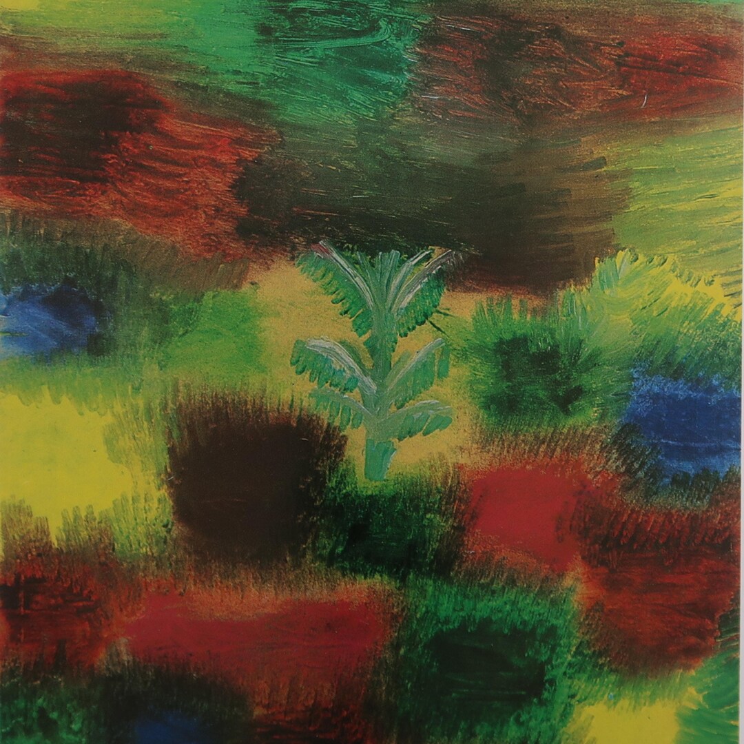 Paul Klee Vintage Print 1987 | "little Tree Amid Shrubbery" (1919 ...