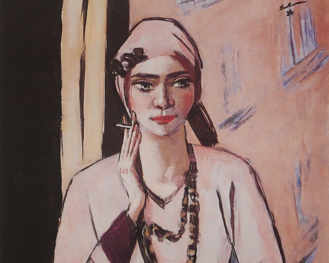 Max Beckmann Vintage Print 1984 | "quappi in Pink" (1932-4) | Home ...