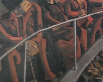 William Roberts Vintage Print 1986 | "the Cinema" (1920) | Home Decor ...